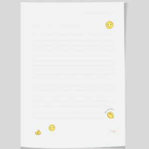 Briefpapier zum Ausdrucken: gratis, mit Linien & Motiven für Kinder