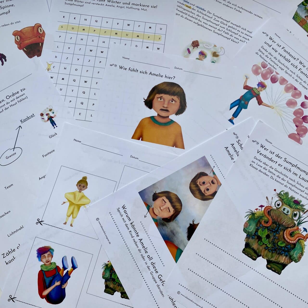 Angst und Mut: Unterrichtsmaterial für die Grundschule